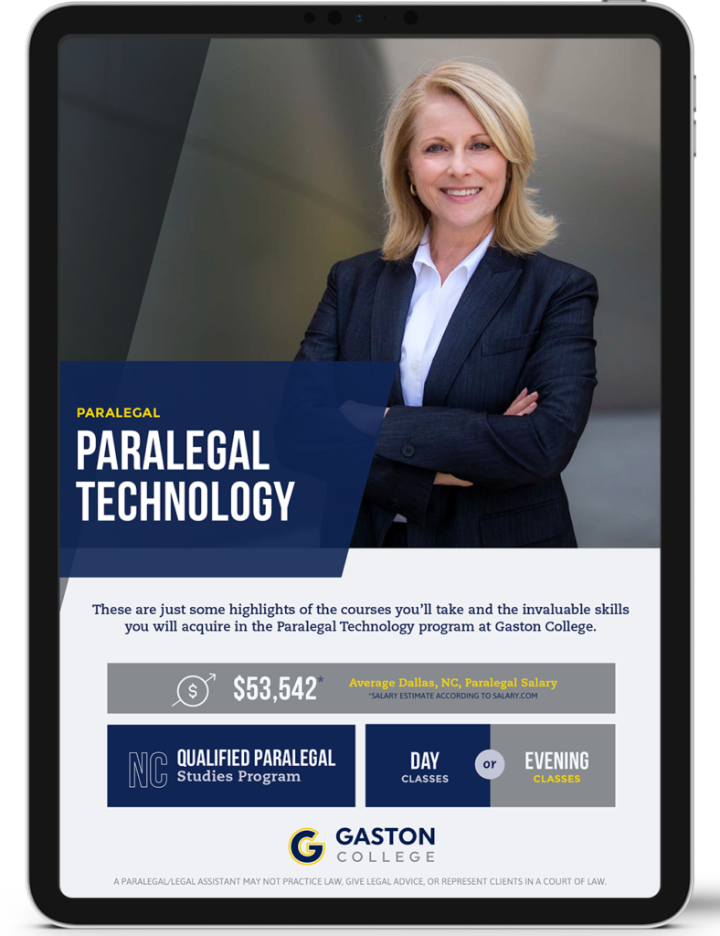 Paralegal Program Dallas NC | Gaston College