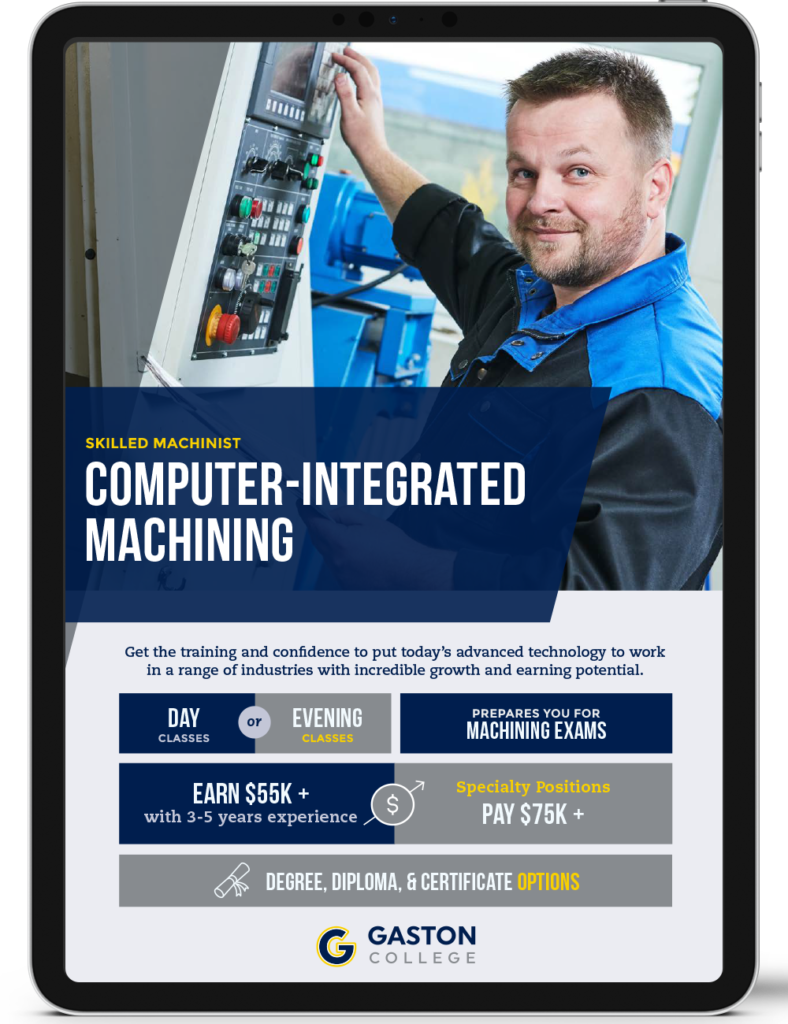 Computer-Integrated Machining | Dallas NC | Gaston College